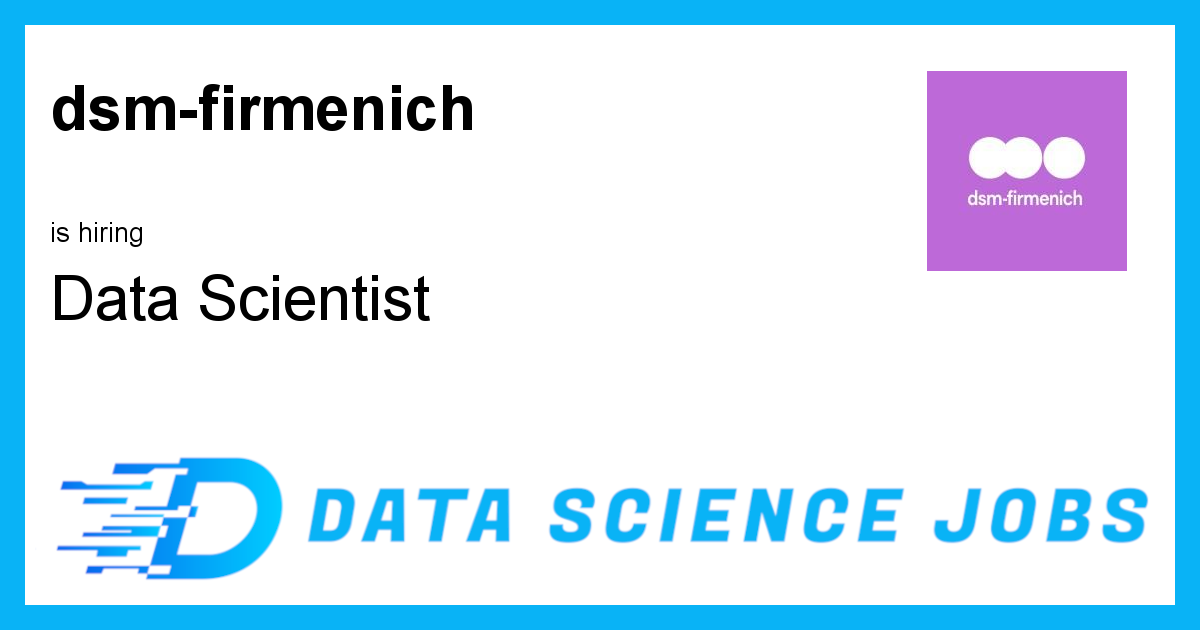 Data Scientist at dsm-firmenich, Princeton, New Jersey, United States